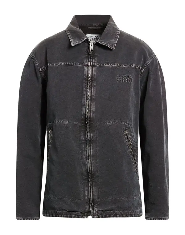 MAISON MARGIELA Cotton Canvas Jacket - Black