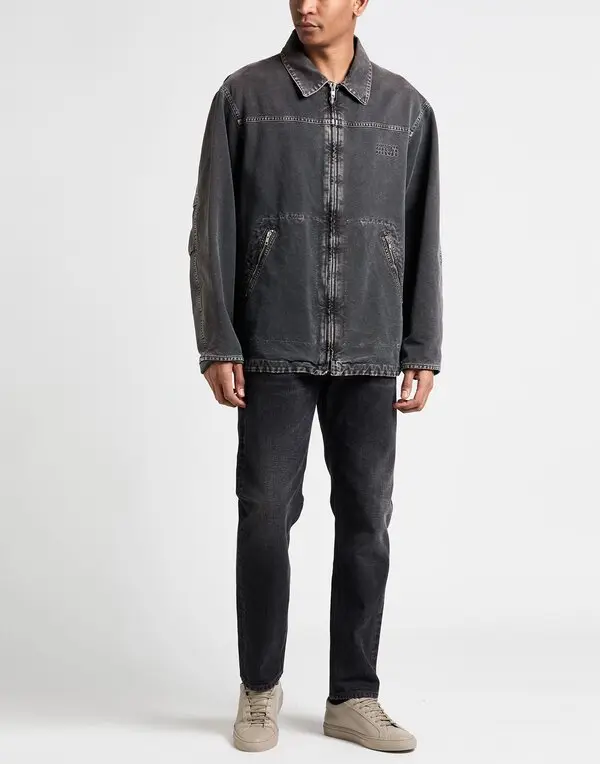 MAISON MARGIELA Cotton Canvas Jacket - Black