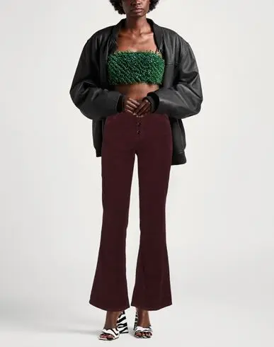 Liu Jo Flared Corduroy Pants - Red