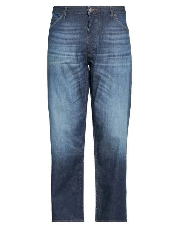 Emporio Armani Tapered High-waisted Jeans - Blue