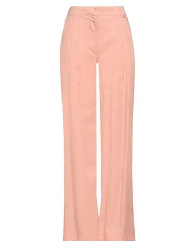TWINSET Lyocell Wide-leg Pants - Salmon Pink