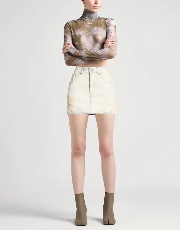 MAISON MARGIELA Denim Flared Skirt