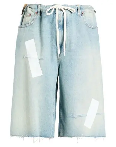MAISON MARGIELA Distressed Denim Shorts - Blue