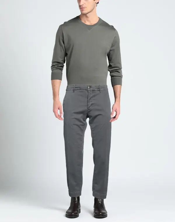Incotex Cotton Elastane Pants - Grey