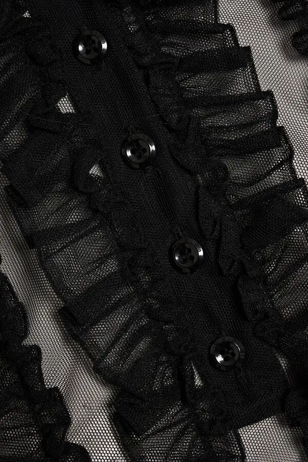 Simone Rocha Ruffled Tulle Midi Dress