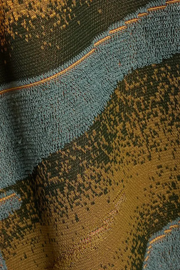 THE ELDER STATESMAN Jacquard-knit Maxi Dress