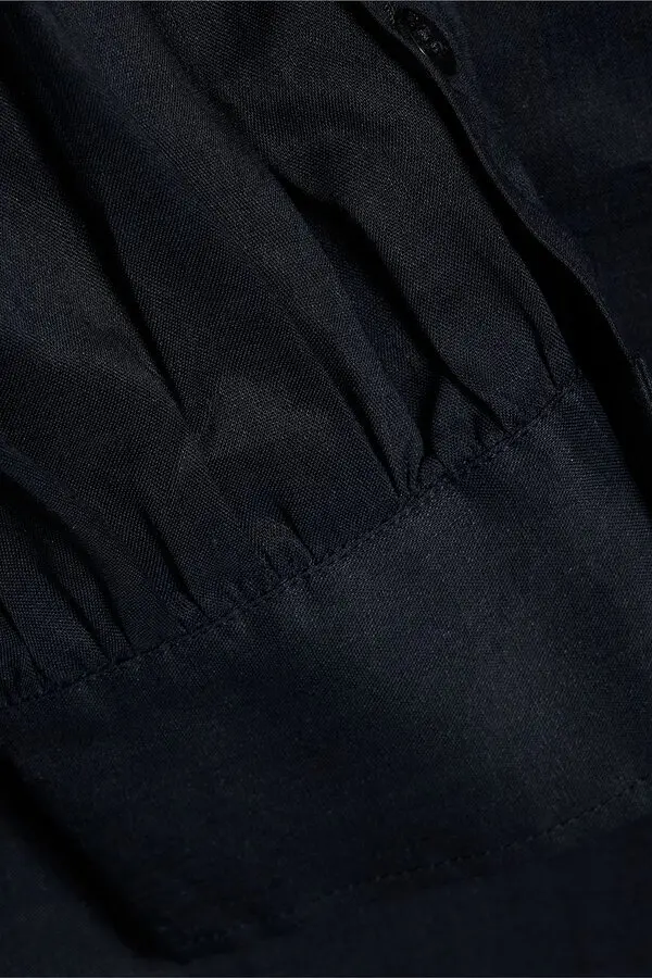 Simone Rocha Ramie And Cotton-blend Poplin Shirt