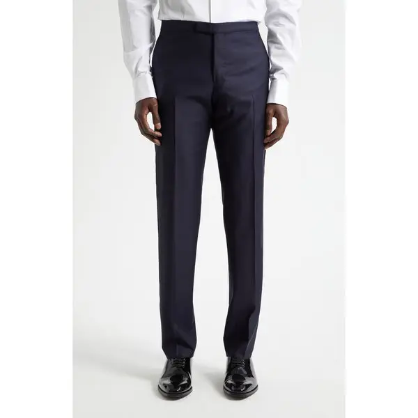 Boglioli Milano Stretch Wool Satin Tuxedo - Navy