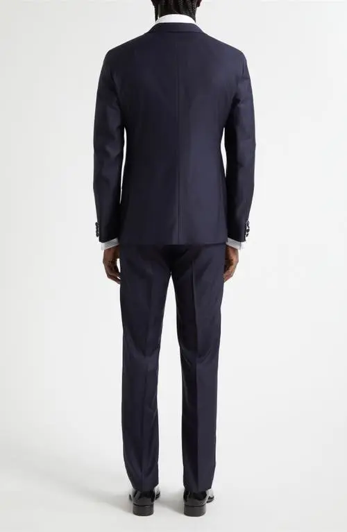 Boglioli Milano Stretch Wool Satin Tuxedo - Navy