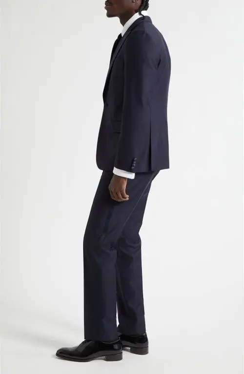 Boglioli Milano Stretch Wool Satin Tuxedo - Navy