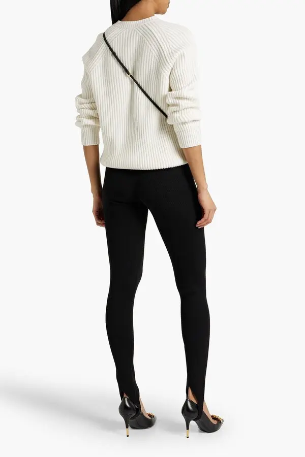 TOM FORD Ribbed Cashmereblend Stirrup Leggings