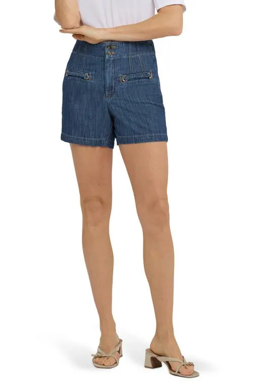 NYDJ Briella Embellished Welt Pocket Denim Shorts