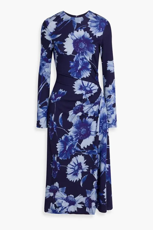 Erdem Floral-print Jersey Midi Dress