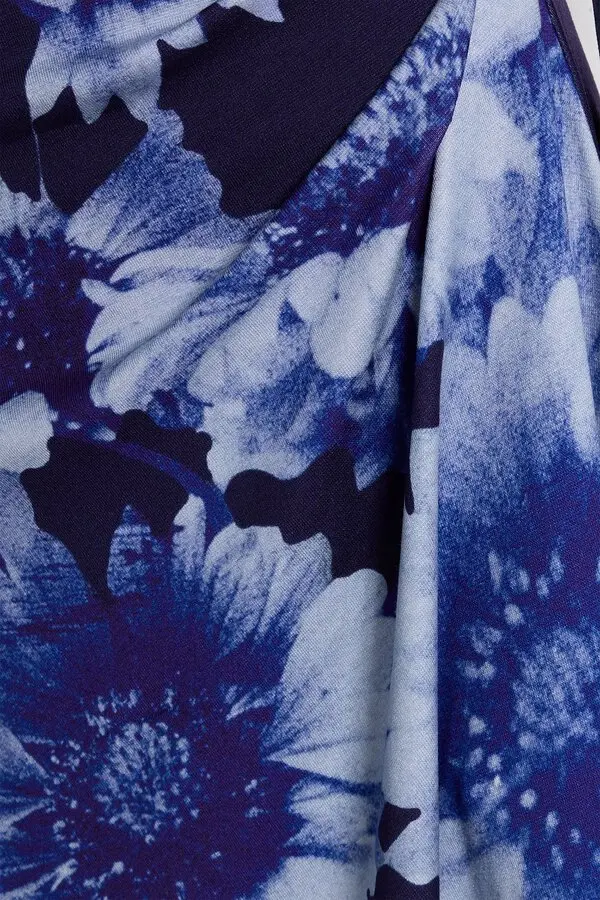 Erdem Floral-print Jersey Midi Dress