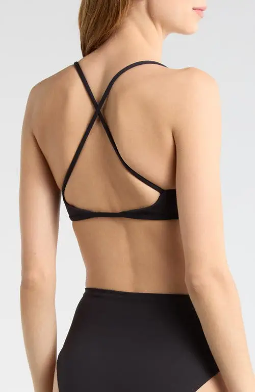 LEFT ON FRIDAY Reef Bikini Top - Jet