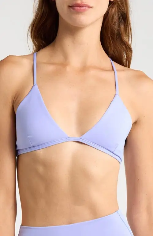 LEFT ON FRIDAY Reef Bikini Top - Riptide Periwinkle