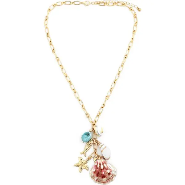 PANACEA Shells Charm Necklace - Ivory