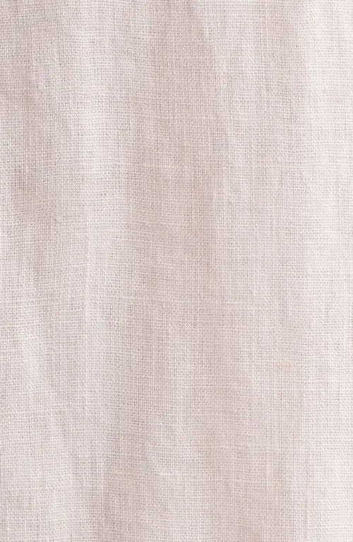 WAX LONDON Didicot Chunk Embroidered Flowers Linen Camp Shirt - Pink