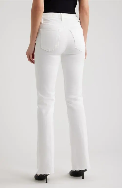 FRAME The Reboot High-waist Bootcut Jeans - White