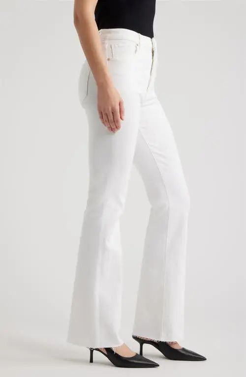 FRAME The Reboot High-waist Bootcut Jeans - White