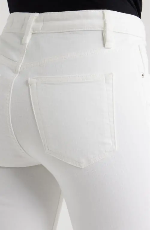 FRAME The Reboot High-waist Bootcut Jeans - White