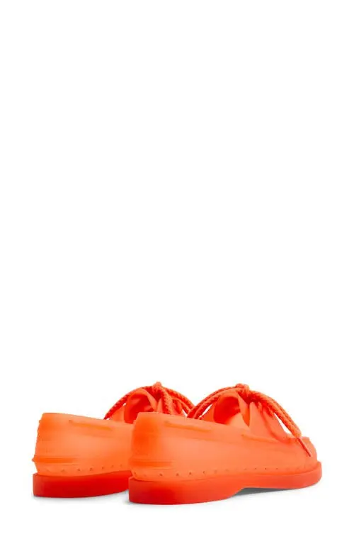 Sperry X Monse Authentic Original™ 2-eye Jelly Boat Shoe - Bright Orange