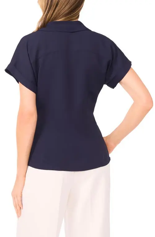Halogen Asymmetric Tie-front Shirt
