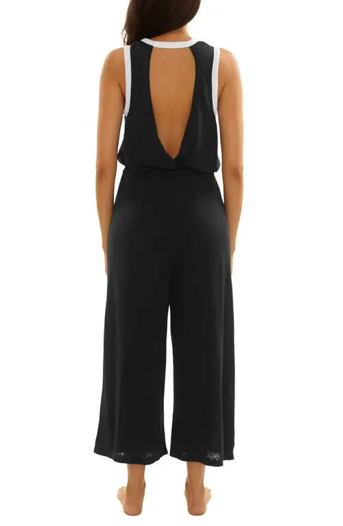 BECCA By Rebecca Virtue Beach Date Cotton Slub Cover-up Jumpsuit
