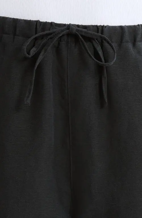 Marine Layer Linen Blend Straight-leg Pants - Black