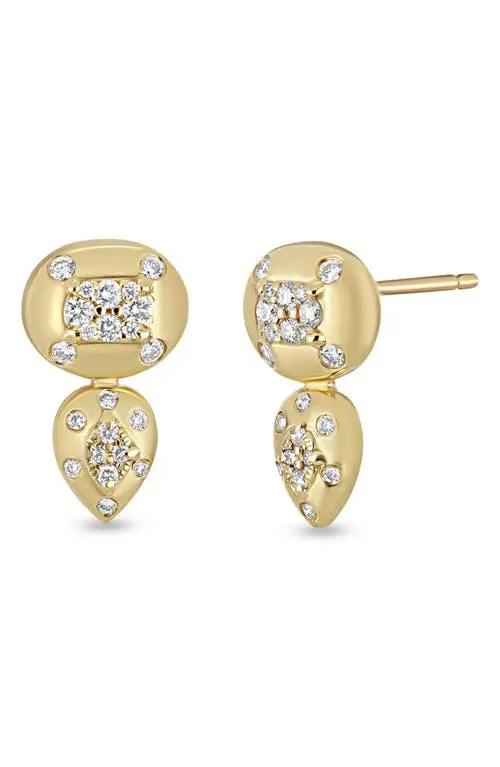 Bony Levy Mika Diamond Stud Earrings - 18k Yellow Gold