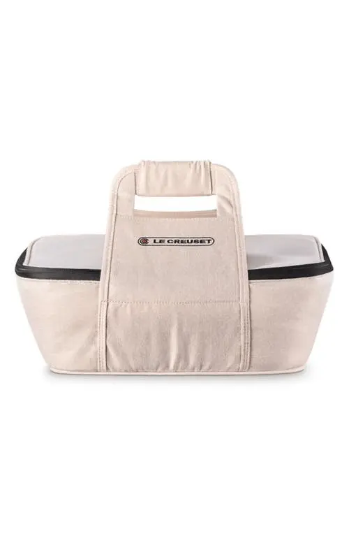 LE CREUSET Canvas Bakeware Tote - Ecru