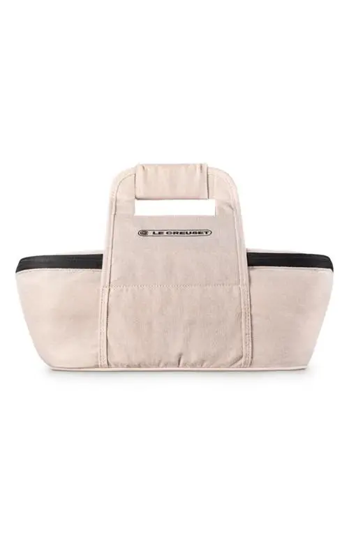 LE CREUSET Canvas Bakeware Tote - Ecru