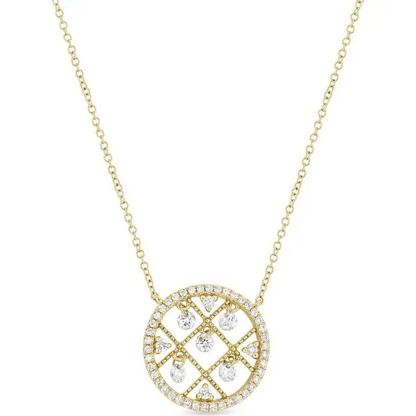 Bony Levy Audrey Diamond 18k Gold Pendant Necklace - 18k Yellow Gold