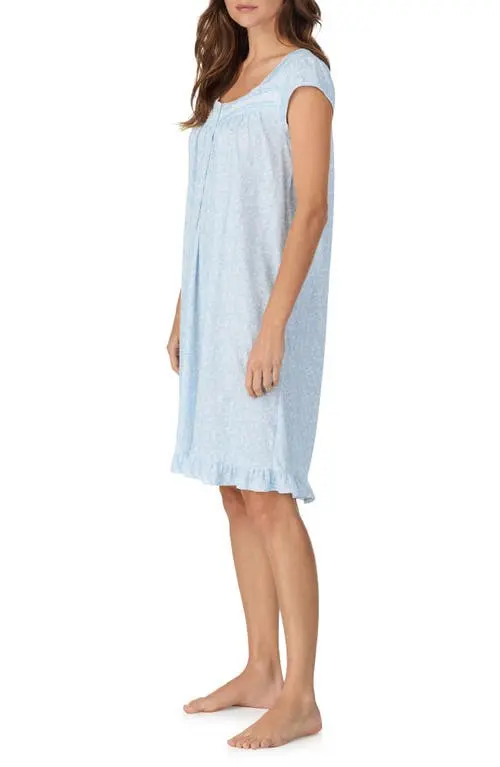 Eileen West Cap Sleeve Short Cotton Nightgown