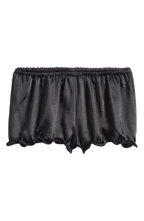 SKIMS Lightweight Satin Shorts - Obsidian