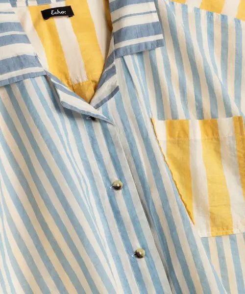 Echo Cassis Camp Shirt - Chambray