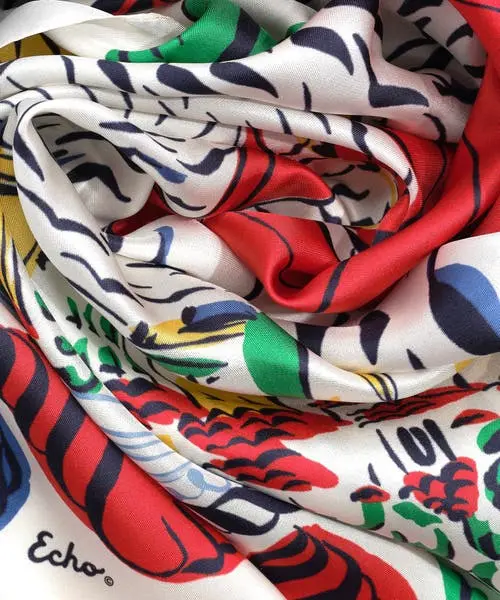 Echo Sail Away Silk Square - Multi