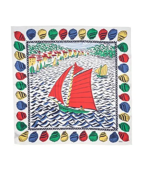 Echo Sail Away Silk Square - Multi