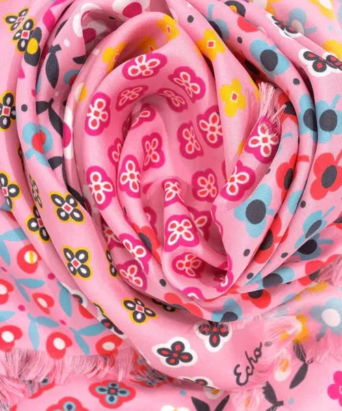 Echo Clover Silk Oblong Scarf