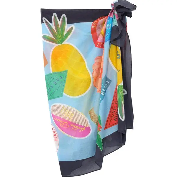 Echo Travel Stickers Sarong - Multi
