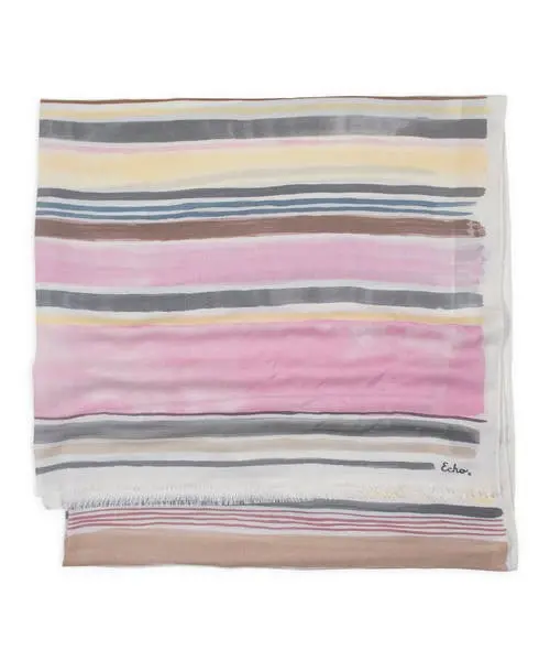 Echo Painted Stripe Wrap - Black