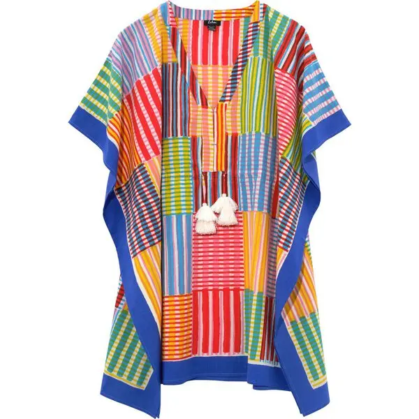 Echo Stripe Illusion Butterfly Caftan - Multi