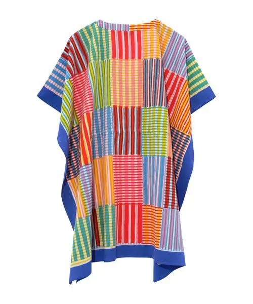 Echo Stripe Illusion Butterfly Caftan - Multi