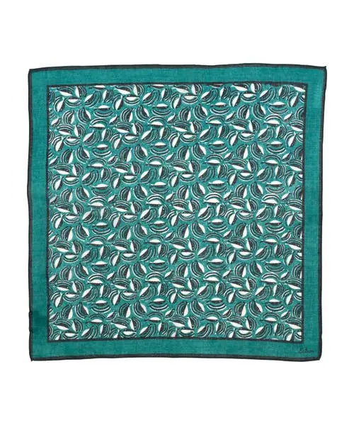 Echo Shoal Of Fish Bandana - Leaf Green