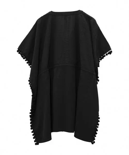 Echo Lamai Butterfly Caftan - Black