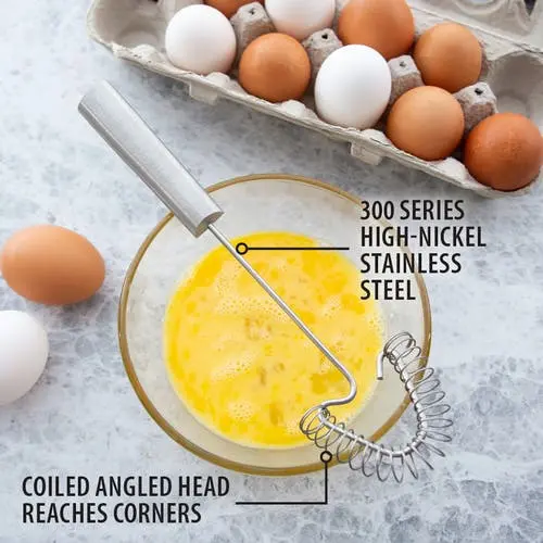RADA Cutlery Handi-stir Whisk With Spring Face - Silver