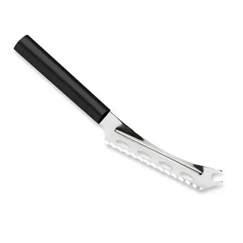 RADA Cutlery 5.25-inch Cheese Knife Serrated Stainless Steel Blade - Black