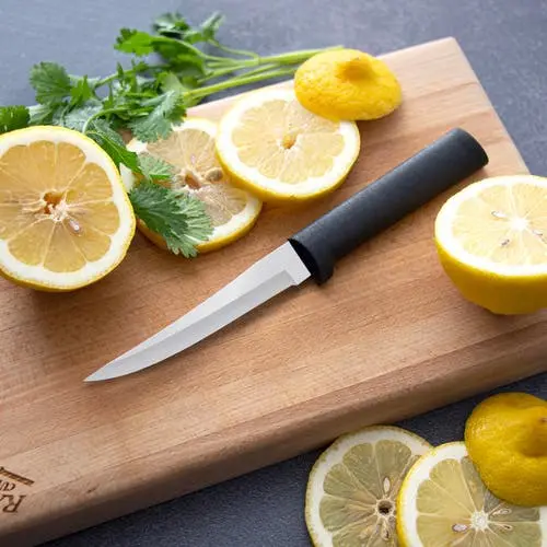 RADA Cutlery 4.375-inch Super Parer Stainless Steel Blade - Black