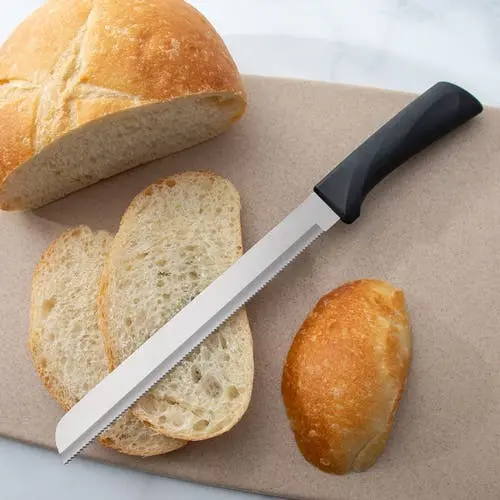 RADA Cutlery 8-inch Bread Knife Serrated Stainless Blade Anthem Wave Handle
