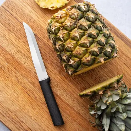RADA Cutlery 5.375-inch Stubby Butcher Knife - Black